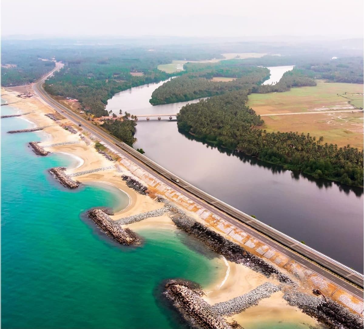 Maravanthe Beach - Karnataka Tourism